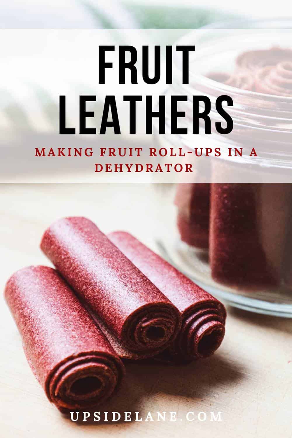 Fruit Leathers: Making Fruit Roll-Ups In A Dehydrator - Upside Lane